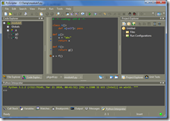 PyScripter: PyScripter in the dark (2)